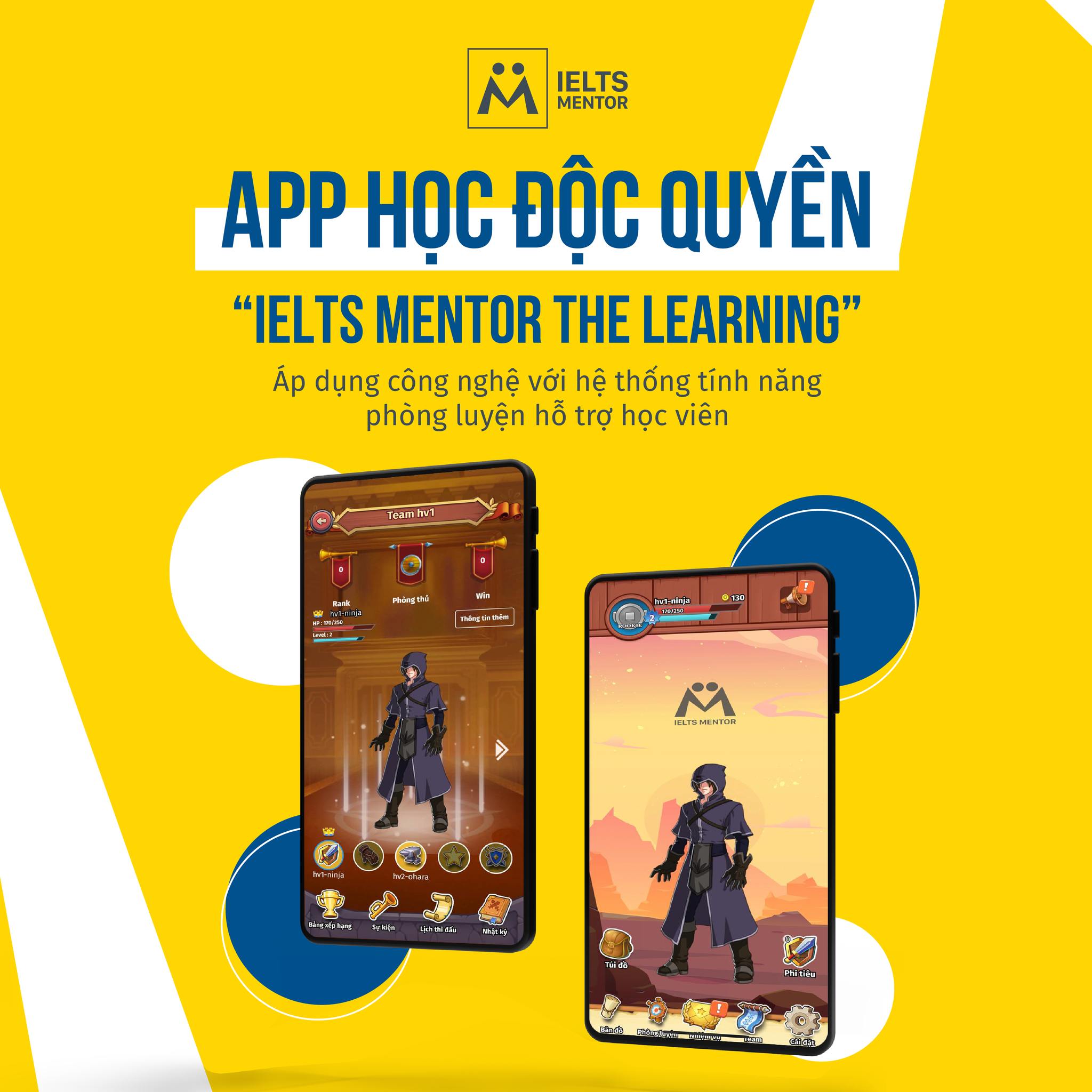 Có gì tại App học độc quyền: IELTS Mentor The Learning?