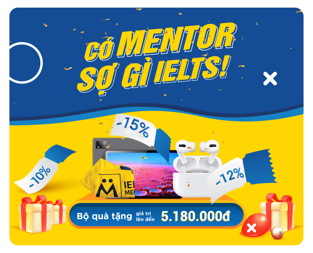 IETLS Mentor - Học IELTS dễ dàng hơn với Mentor