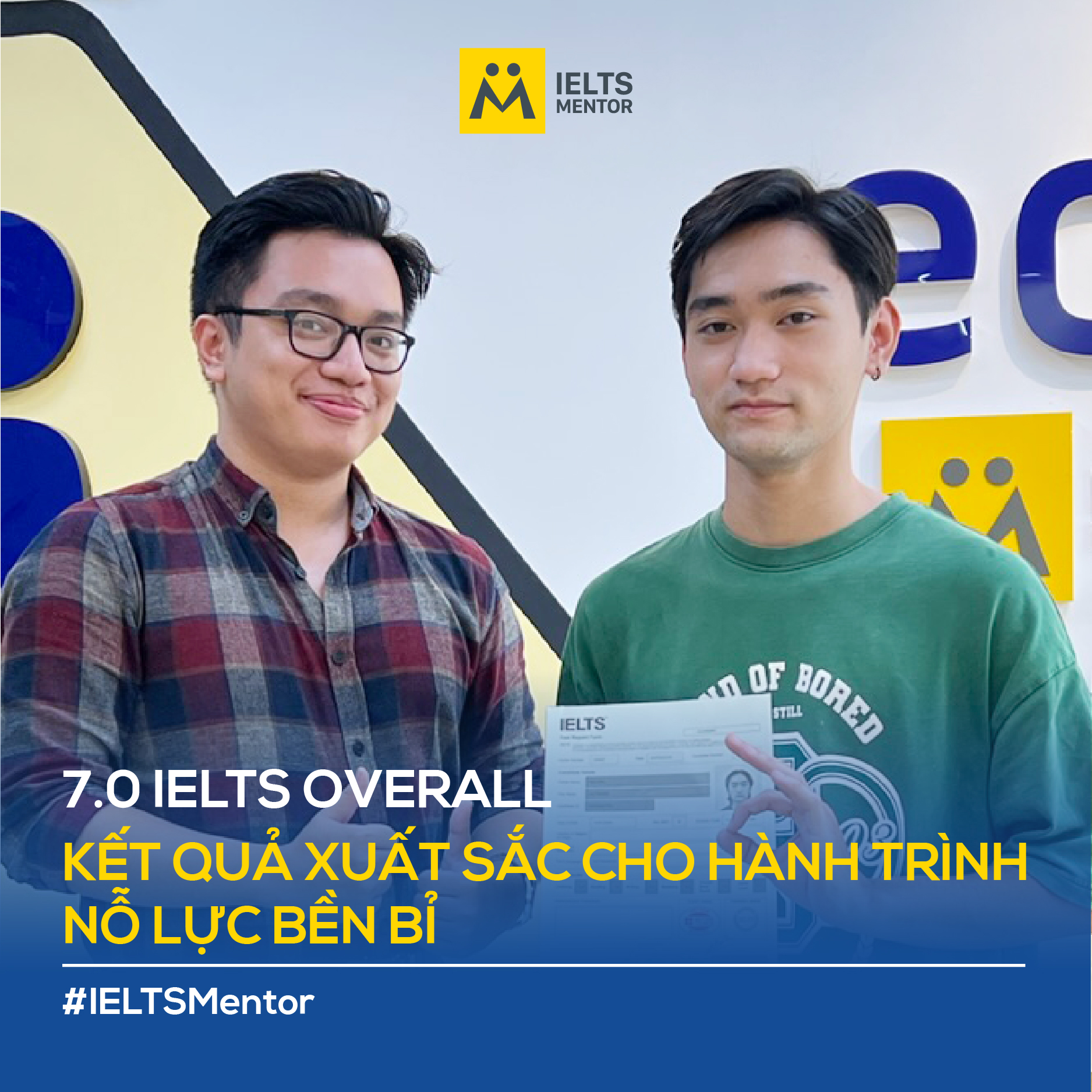 7.0 IELTS - Trái ngọt cho hành trình đầy nỗ lực tại IELTS Mentor ...
